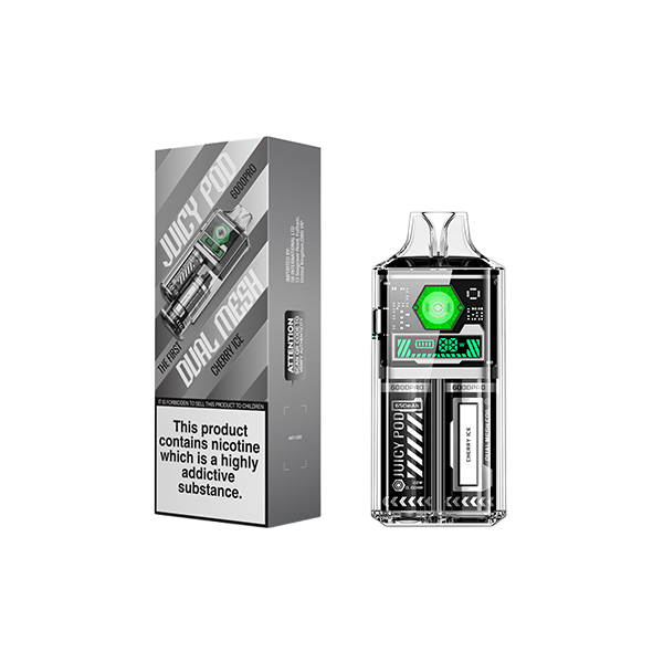 20mg Juicy Pod 6000 Pro Disposable Vape Kit 6000 Puffs – Simian Vapes