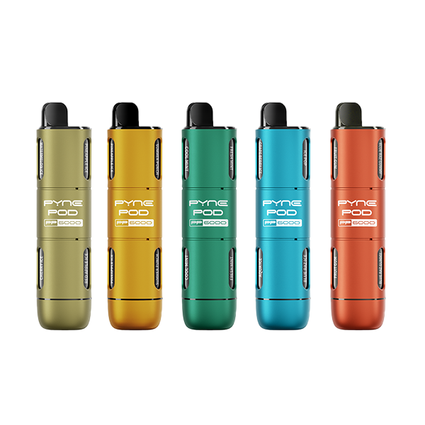 20mg Pyne Pod PP6000 6 In 1 Disposable Vape Pod Kit – Simian Vapes