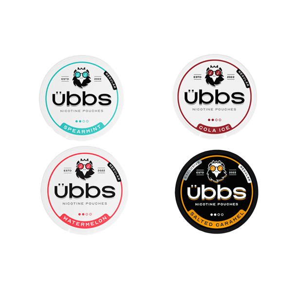 6mg Ubbs Regular Nicotine Pouches Bundle 40 Cans – Simian Vapes